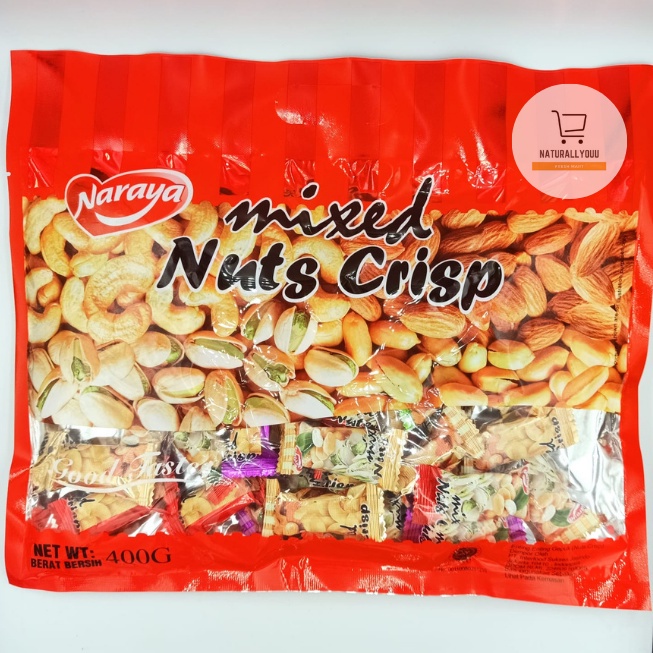 Naraya Mixed Nuts Crisp Cemilan Campur Kacang-kacangan | Lazada Indonesia