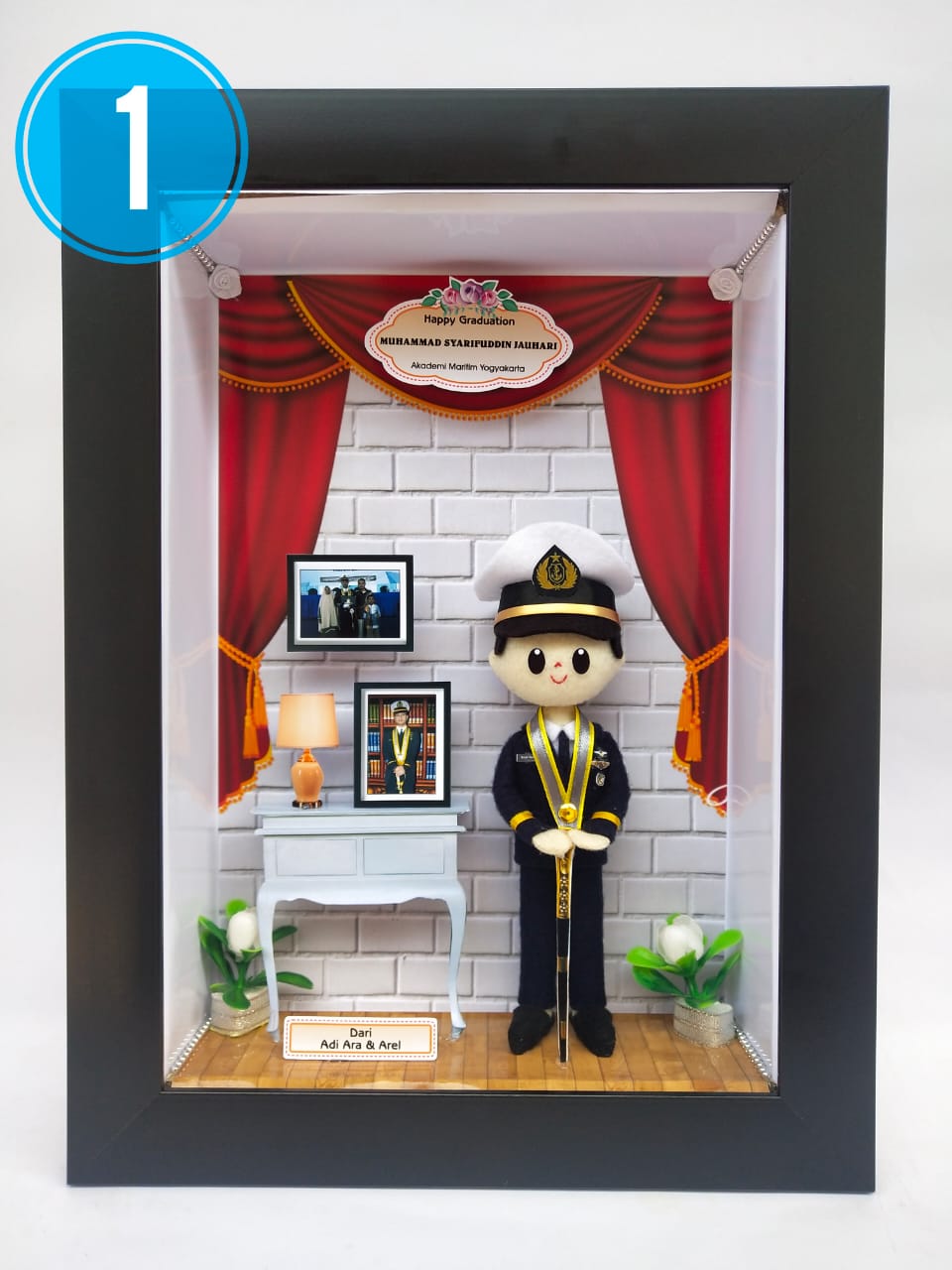 Boneka pelayaran Kemasan Frame 3D 21x30 Cm | Lazada Indonesia