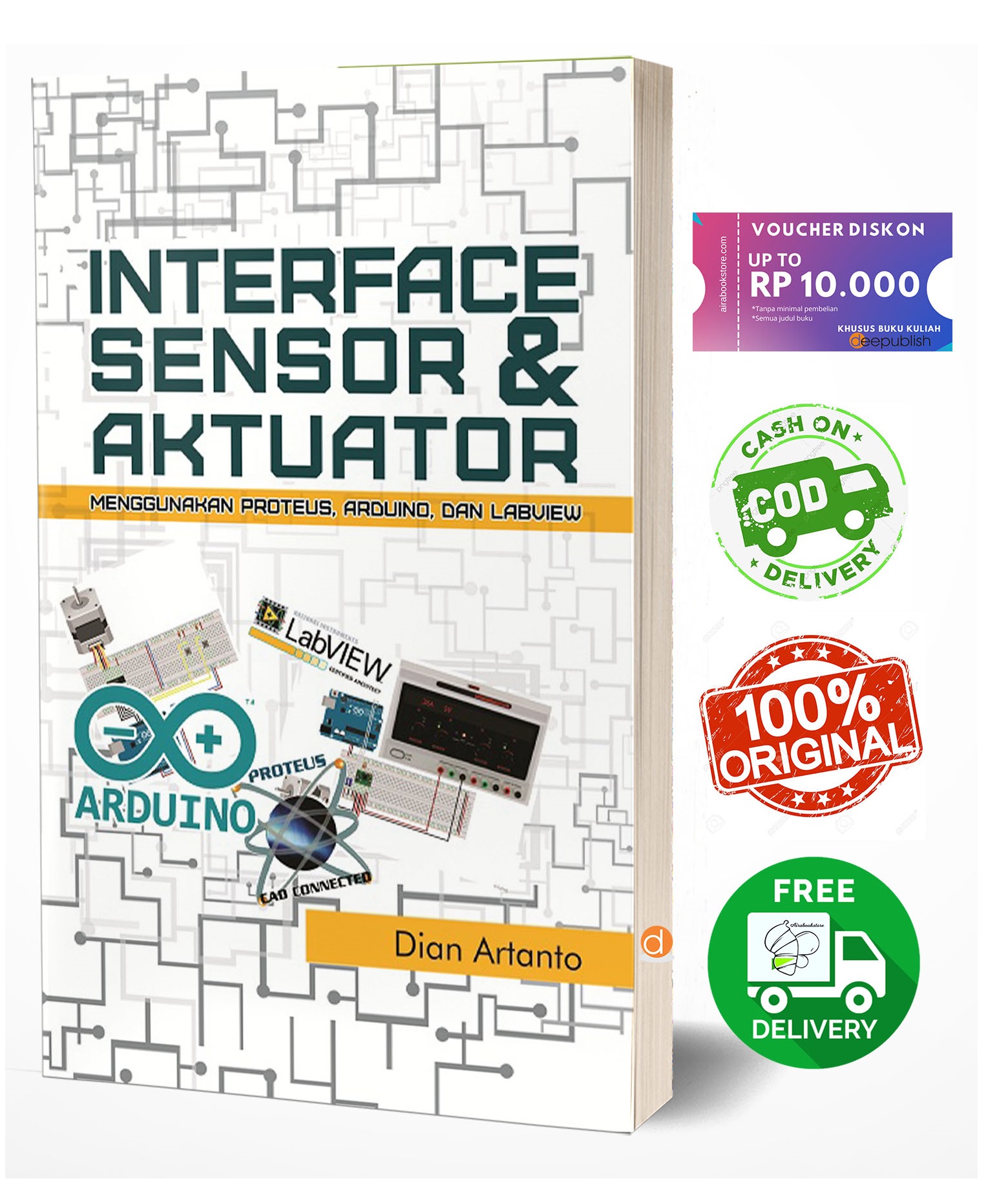 Buku Interface Sensor dan Aktuator Menggunakan Proteus Arduino dan LabVIEW | Lazada Indonesia