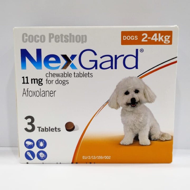Nexgard Small For Dogs (2-4kg)/Tablet | Lazada Indonesia