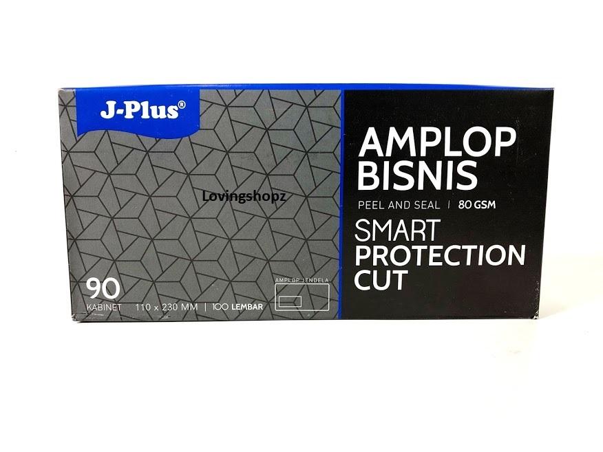 Amplop Jendela Kiri merek J Plus, Amplop Putih Jendela J Plus No. 90 ...