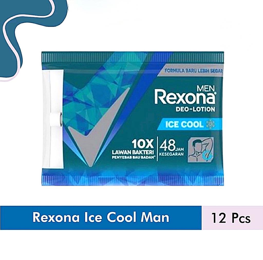 Rexona Ice Cool Sachet 9gr Per Renceng isi 12 pcs | Lazada Indonesia