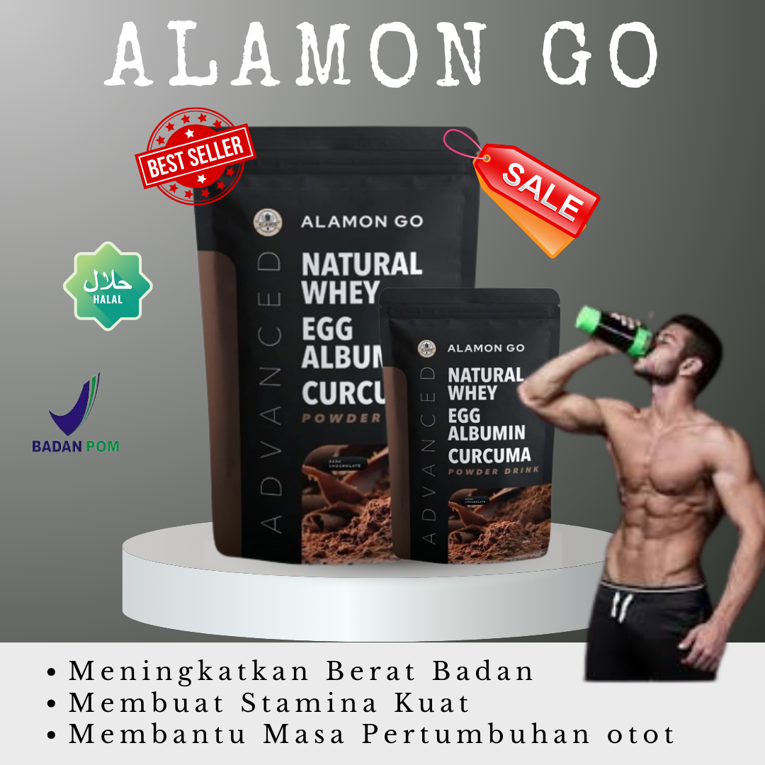 Alamon Go Susu Protein Chocolate Penambah Berat Badan - Suplemen ...