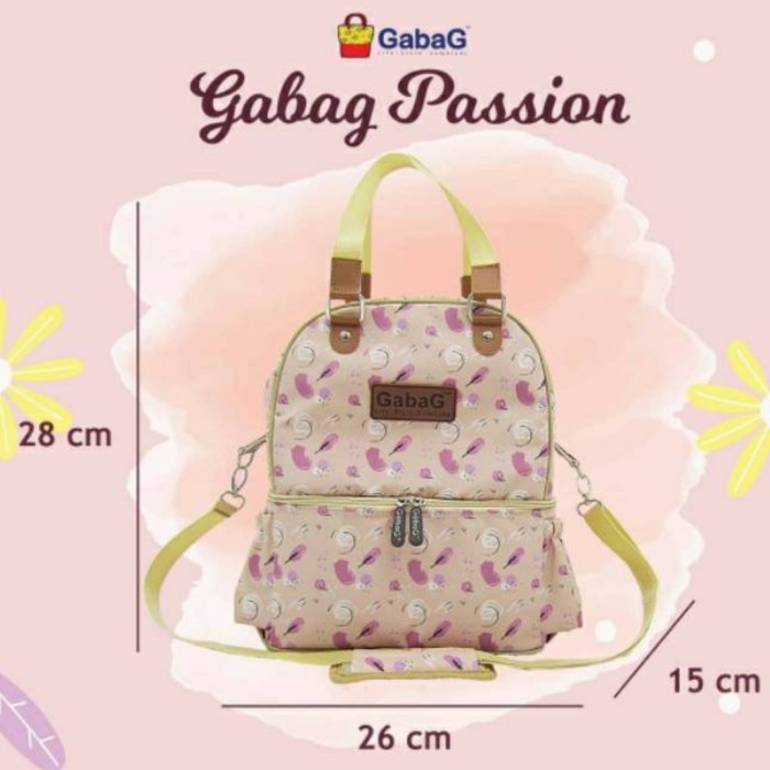 GABAG Passion Cooler Bag Sling Tas ASI Thermal Bag Free Ice Gel ...