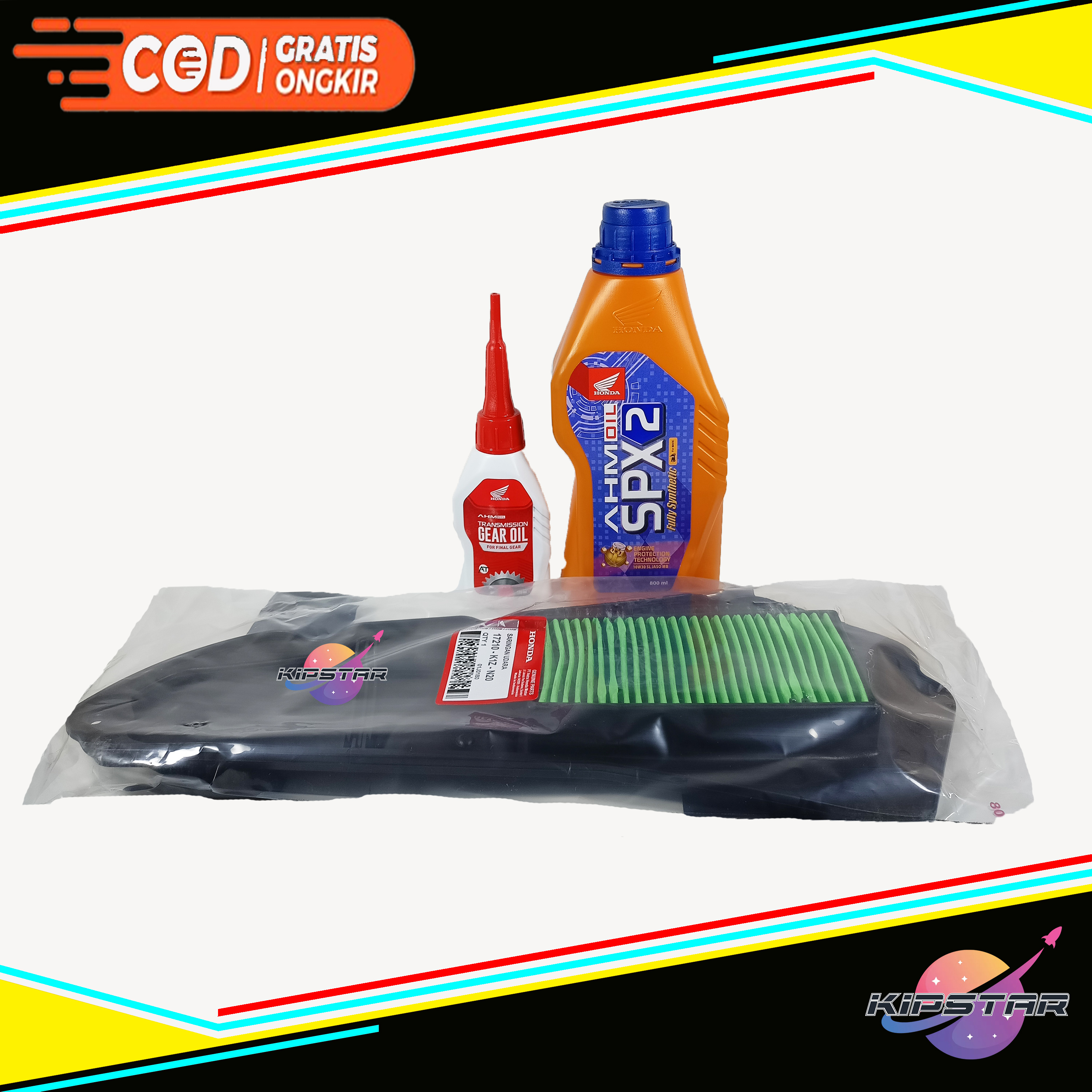 PAKET OLI SPX 2 OLI GARDAN FILTER UDARA PCX 160 / OLI SPX 2 FILTER ...