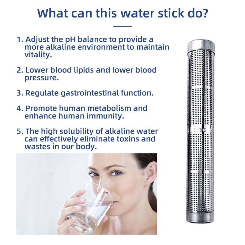 Water Purifier Alkaline Stick Raise PH Charged Structured Purifier ...