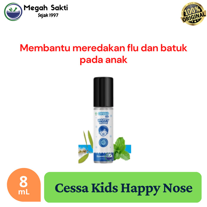 Cessa Kids Happy Nose - Essential Oil Pereda Batuk & Pilek Anak BIRU | Lazada Indonesia