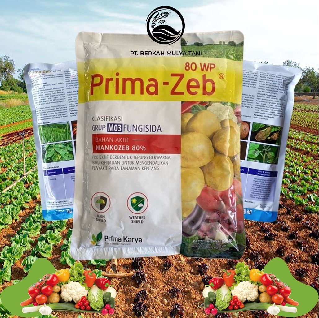 Fungisida Primazeb 80 wp Obat Pertanian mankozeb Kemasan 800 Gram ...
