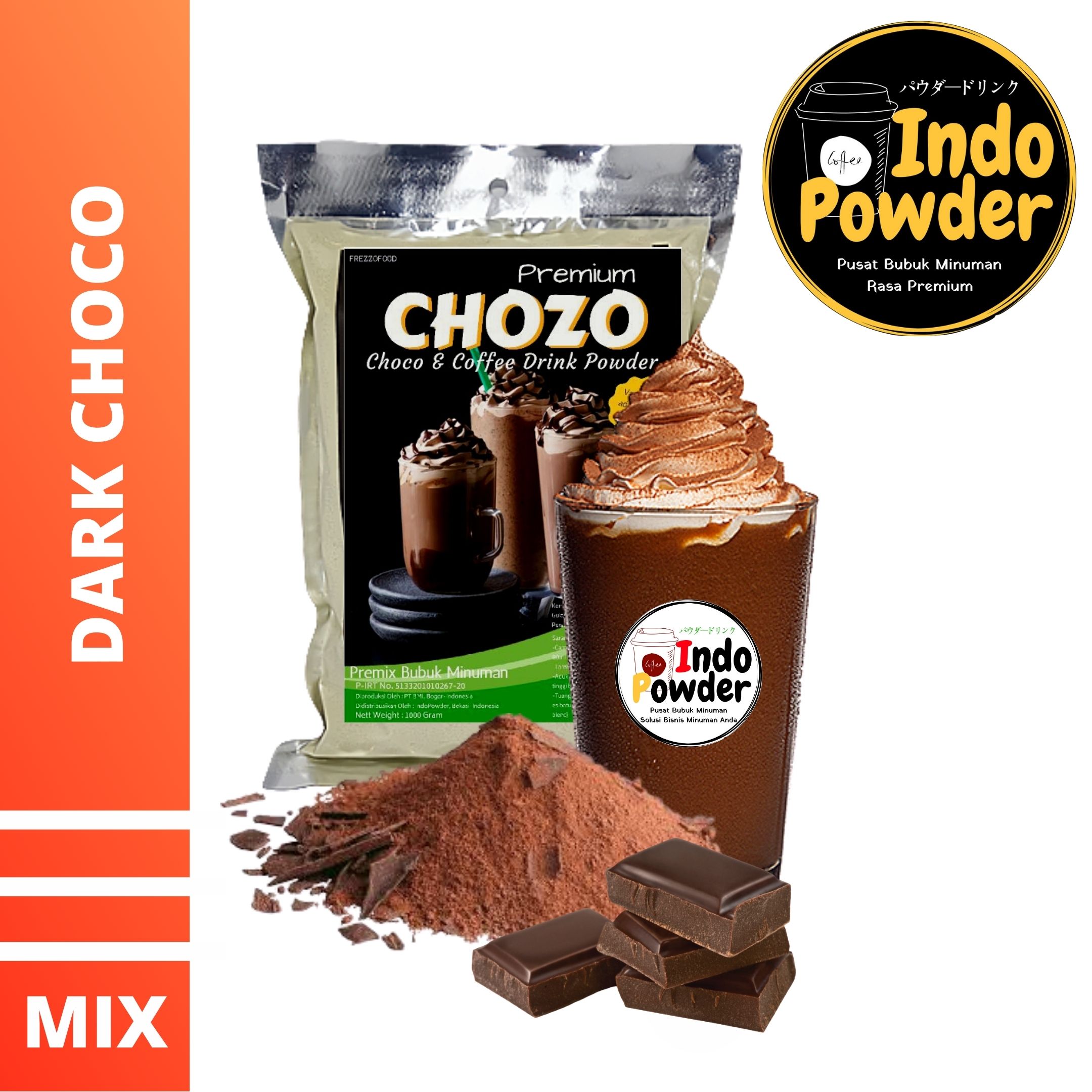 Bubuk Minuman DARK CHOCO 1Kg - Bubuk DARK CHOCO 1Kg - DARK CHOCO Bubuk ...