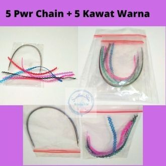 5 Power Chain +5 Kawat warna/Power chain / | Lazada Indonesia