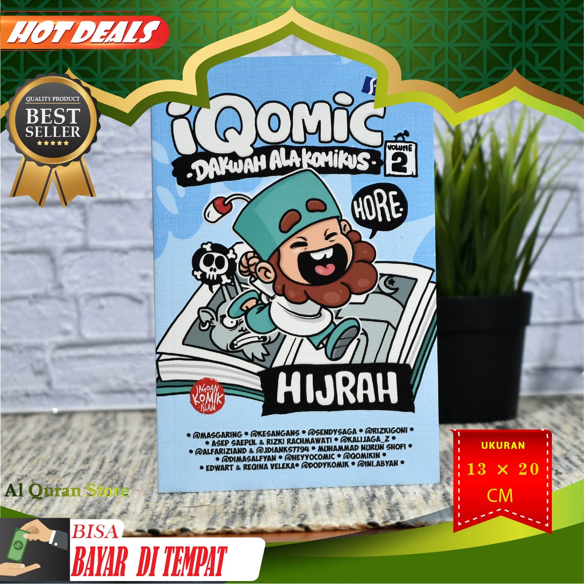 [BUKU ISLAM BEST SELLER] Iqomic Dakwah Ala Komikus Volume 2 : Hijrah ...