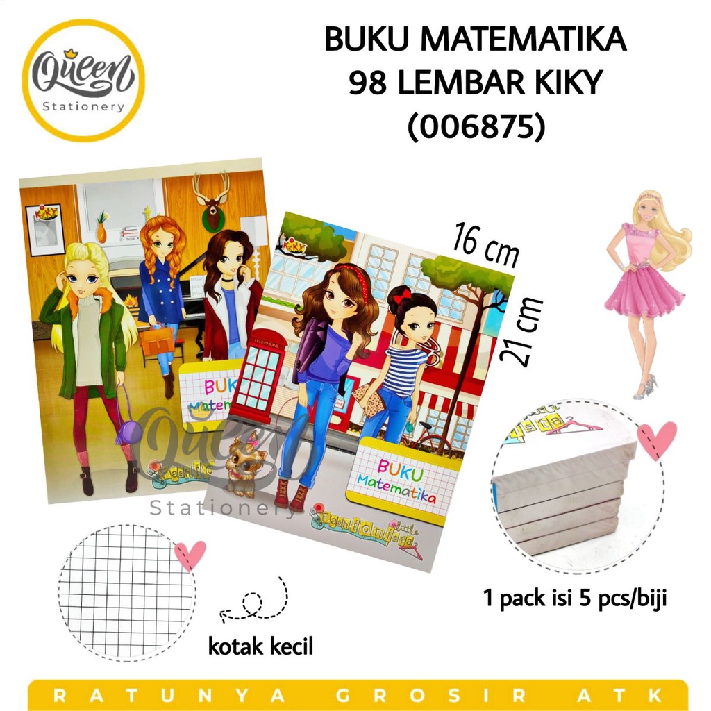 BUKU MATEMATIKA 98 LEMBAR KIKY (006875) / BUKU KOTAK KOTAK / BUKU KOTAK ... BUKU MATEMATIKA 98 LEMBAR KIKY (006875) / BUKU KOTAK KOTAK / BUKU KOTAK ...