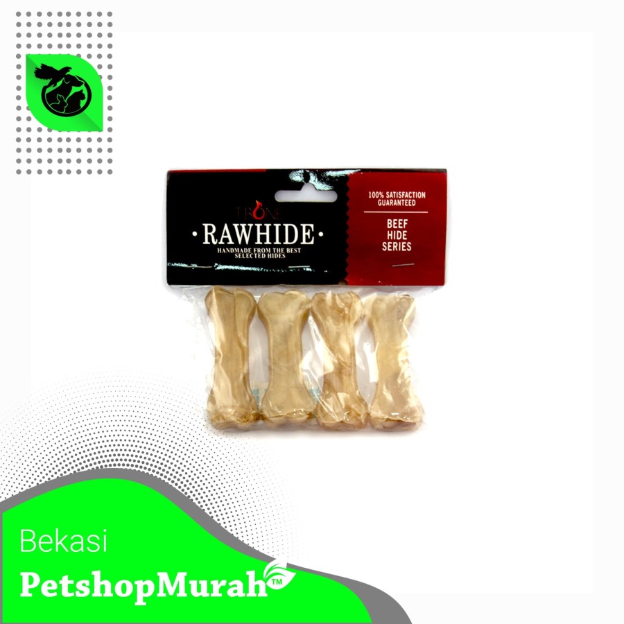 T-Bone Dog Rawhide Pressed Bone / Tulang Buatan Gigitan Doggy Bones ...