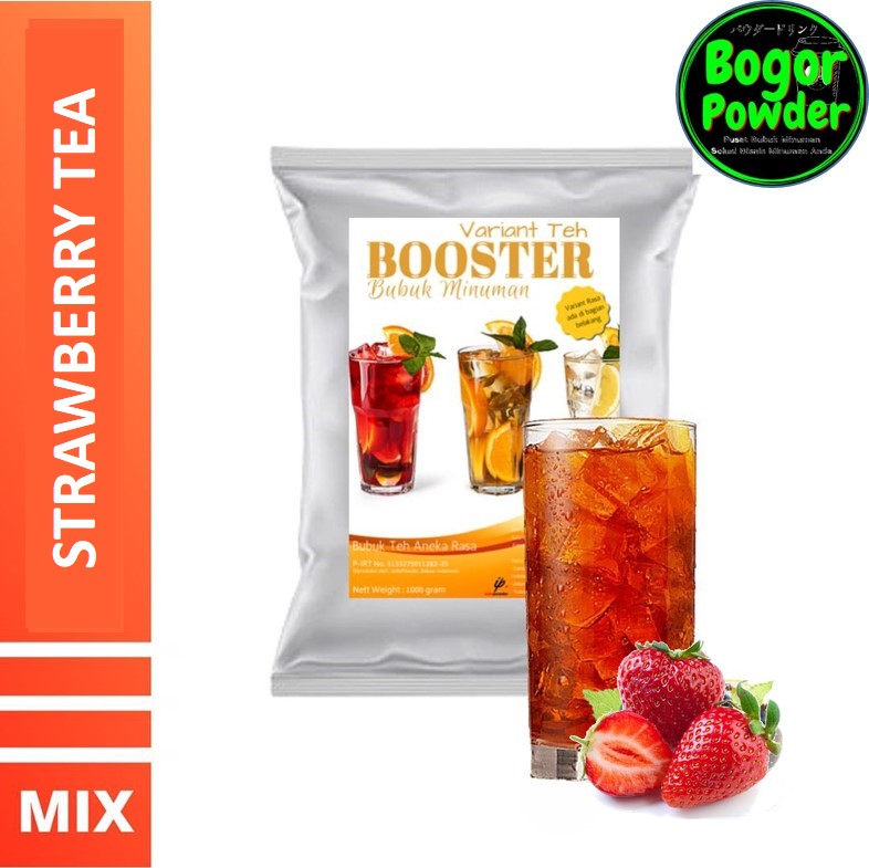 Powder Strawberry Tea 1kg/ Bubuk Minuman Strawberry Teh 1kg/ Strawberi ...