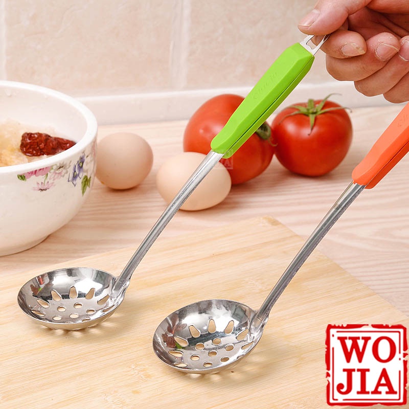 Centong Lubang Saringan Kuah Stainless Sendok Irus Sayur Sup Ladle ...