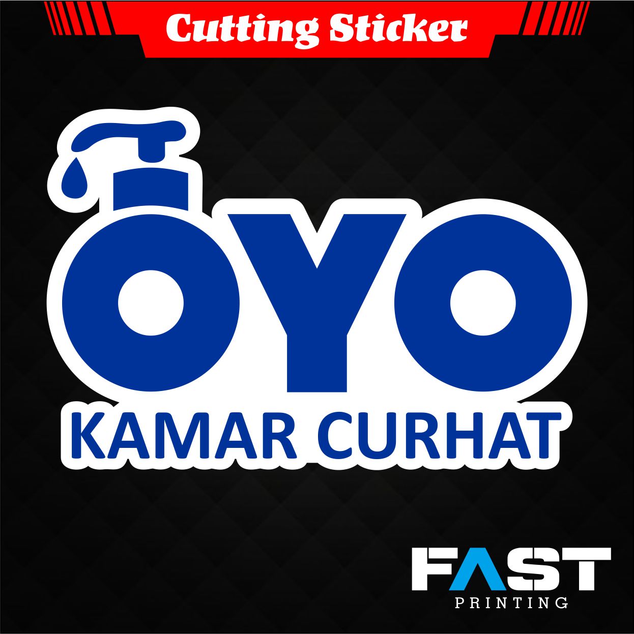 CUTTING STICKER LOGO OYO 2 l STIKER MOBIL MOTOR KEREN | Lazada Indonesia