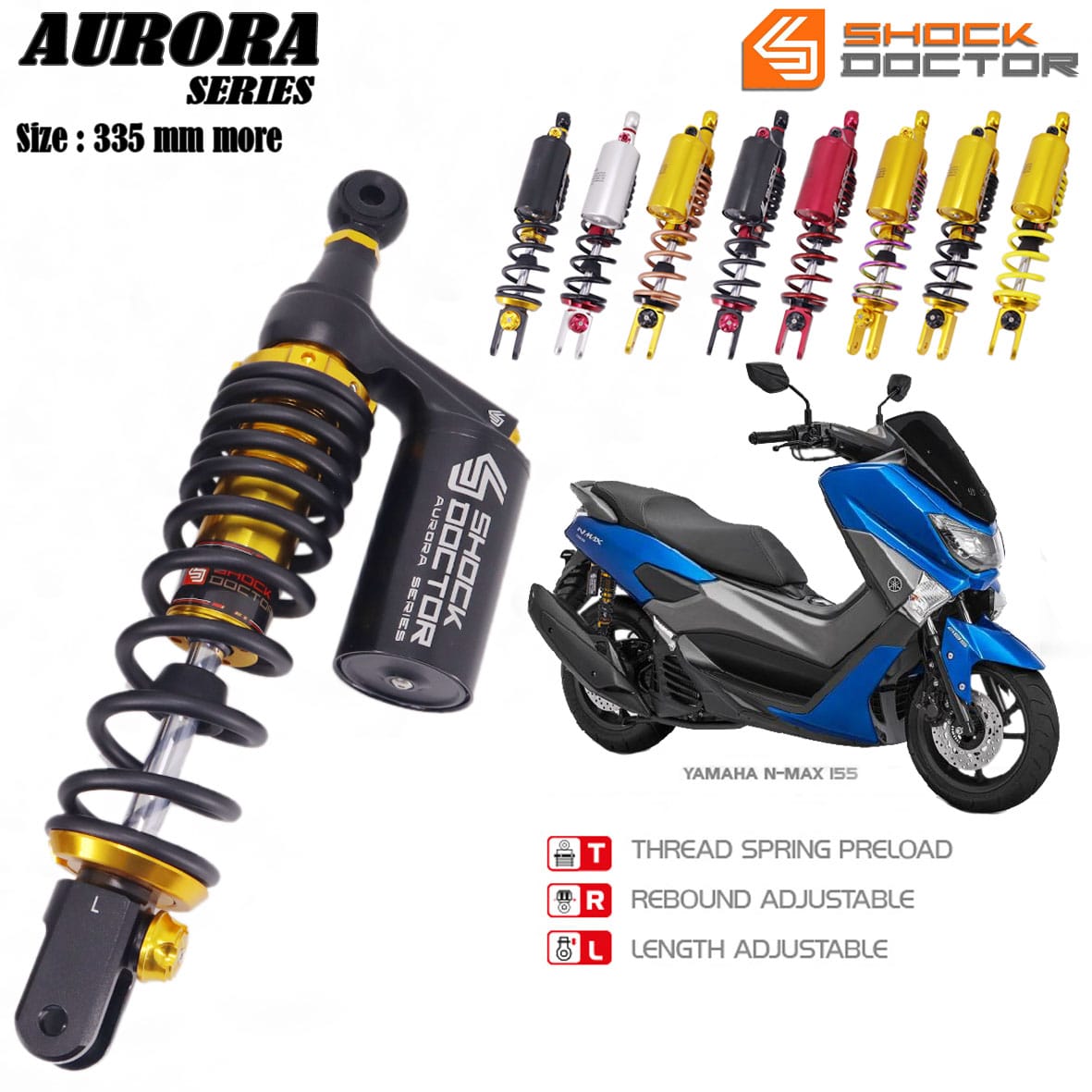 100% original ( BISA COD ) SHOCK XSPEED TABUNG type X SERIES YAMAHA ...