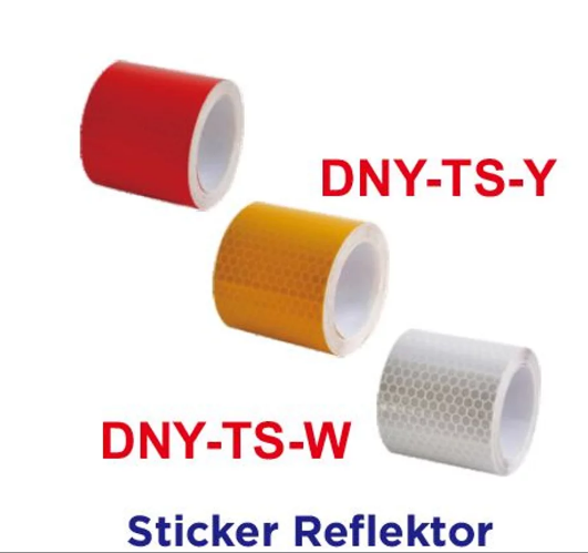 Sticker REFLECTIVE REFLEKTIF TAPE Untuk Kir Truk Mobil Box Anti Sobek ...