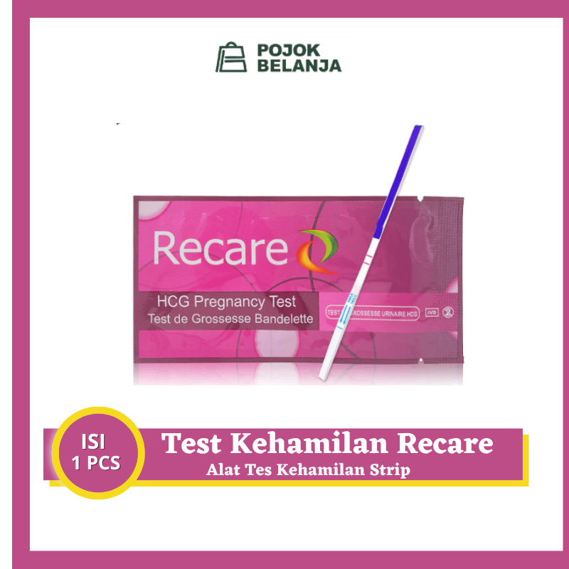 Recare 1 Strip Alat Tes kehamilan test pack pregnancy test | Lazada ...