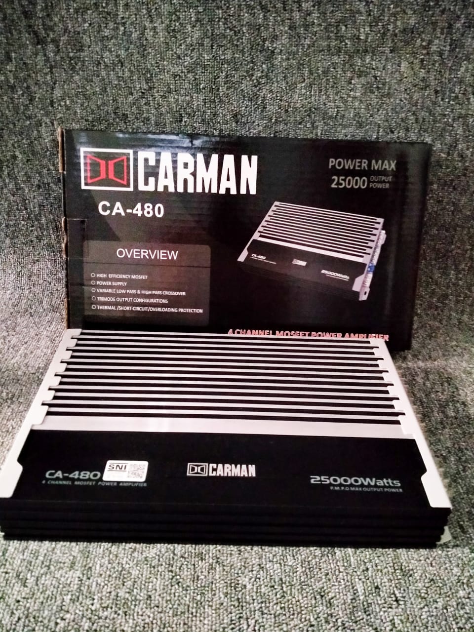 Power Amplifier Mobil Carman CA-480 4 Channel Mosfet | Lazada Indonesia