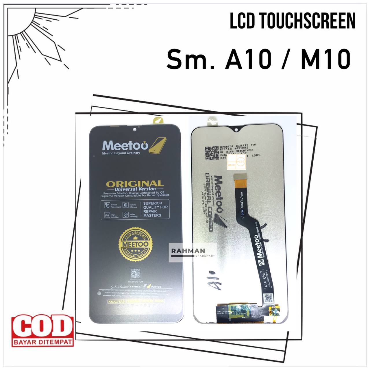 LCD TOUCHSCREEN SAMSUNG A10 / A105F / M10 / M105F FULLSET | Lazada ...