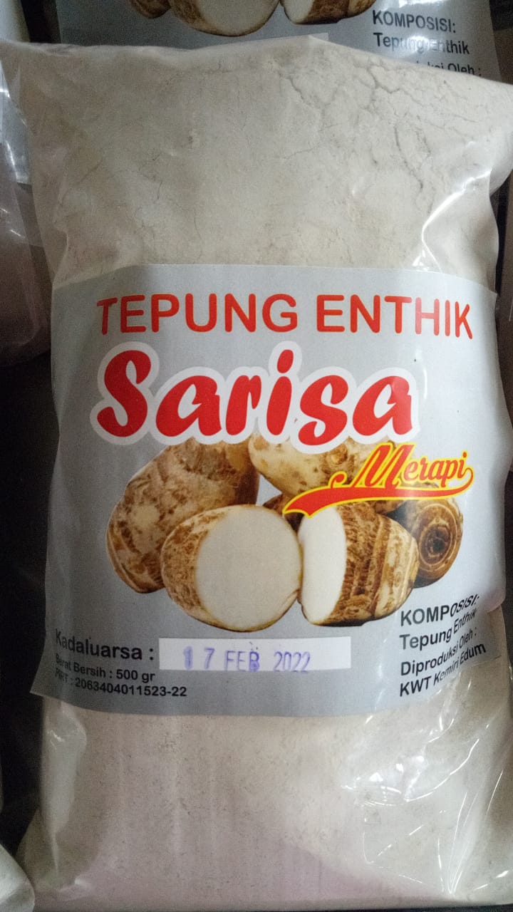 Tepung Enthik Talas Belitung Kimpul Bentul Sarisa Asli Jogja 500gr ...