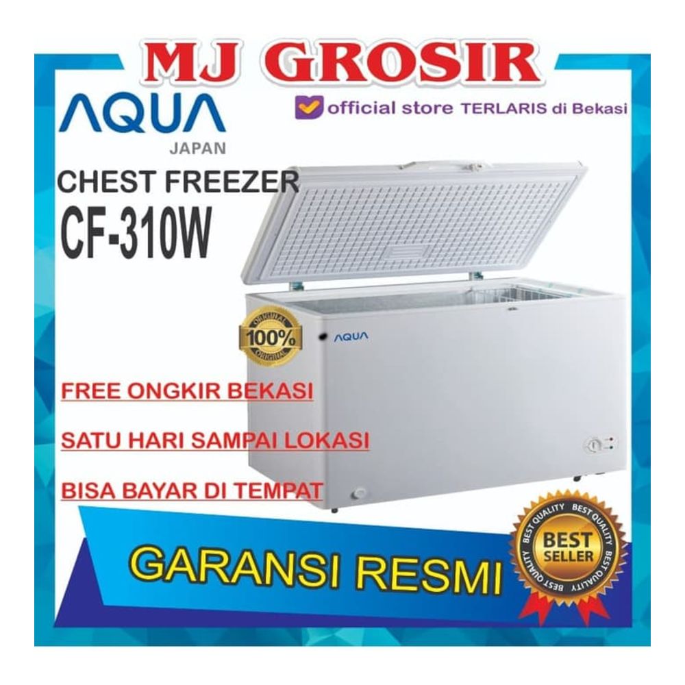 AQUA AQF 310 W CHEST FREEZER BOX 300 L LEMARI PEMBEKU 300 LITER ...