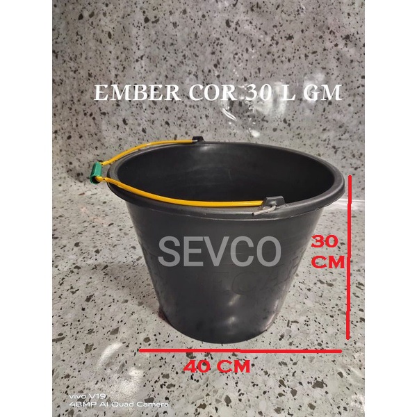 EMBER COR HITAM 26L GM, 30L GM / EMBER TIMBA / EMBER KARET ANTIPECAH ...