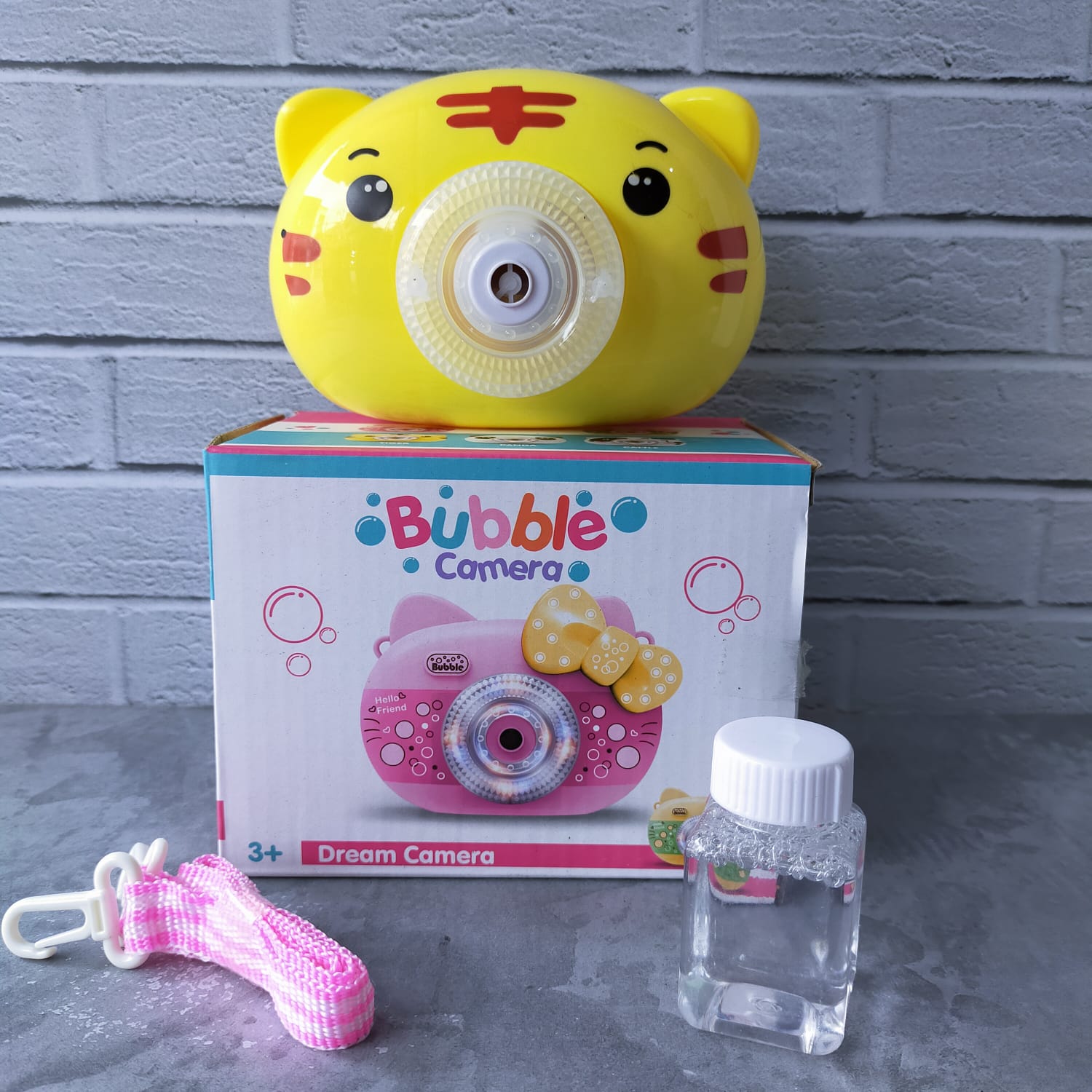 Bubble Kamera / Camera gelembung busa ada music dan lampu duck doraemon ...