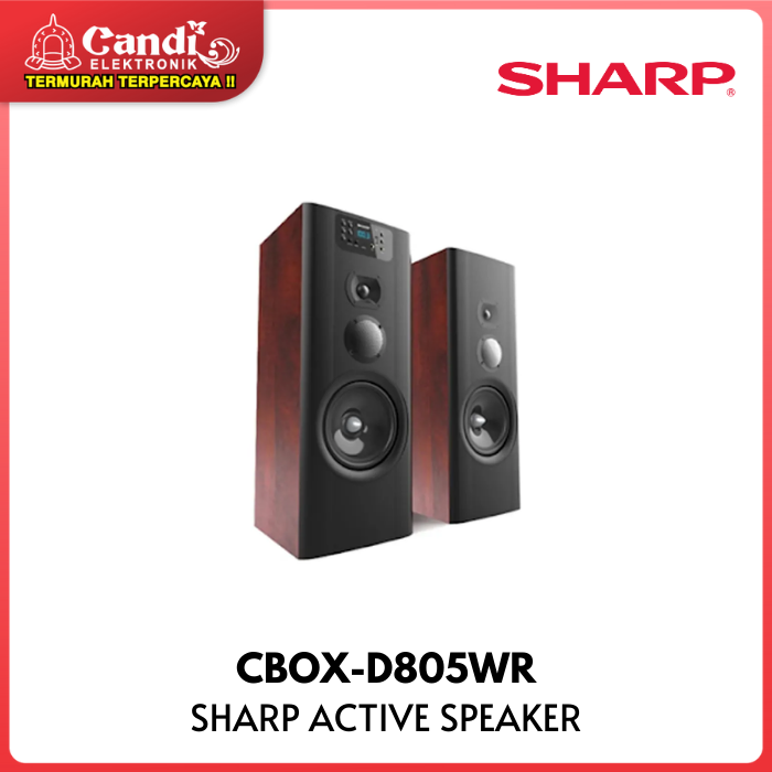 SHARP ACTIVE SPEAKER CBOX-D805WR - Speaker Aktif CBOX-D805WR | Lazada ...