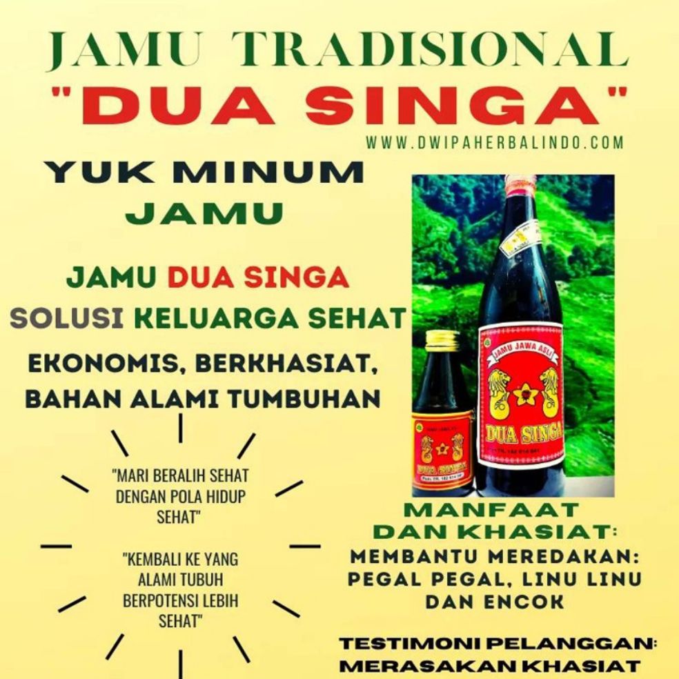 Jamu Tradisional "Dua Singa" | Lazada Indonesia