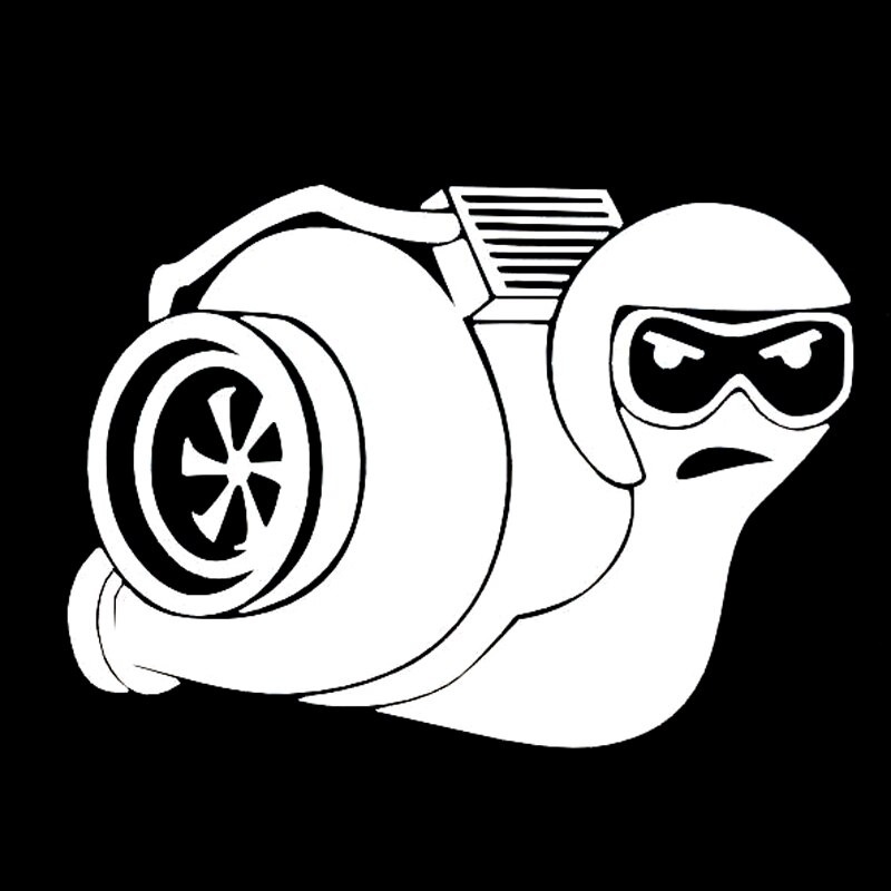 COD- Stiker Turbo Snail Intercooler Fashion Vinyl Sepeda Motor Stiker ...