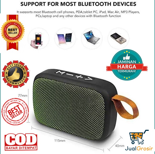 Speaker Bluetooth Mini Full Bass G2/T5 - Speaker Bluetooth Mini Murah ...
