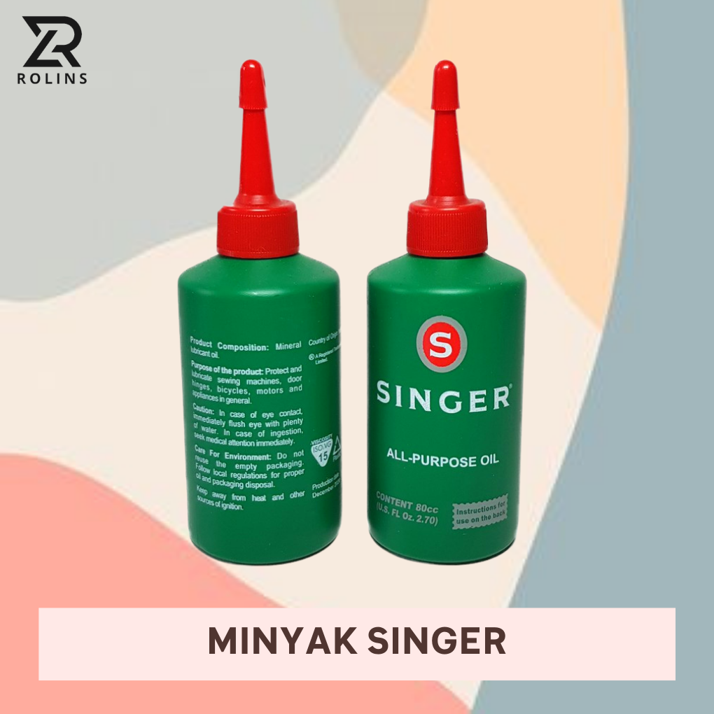 Minyak Pelumas Merk Singer All Purpose Oil / Minyak singer 80ML ...