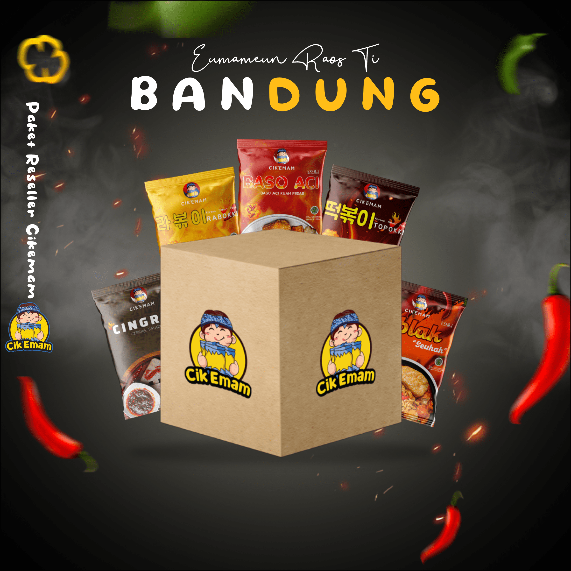 CIKEMAM - PAKET RESELLER Rabokki Topokki Baso Aci Ramen Tteokbokki ...