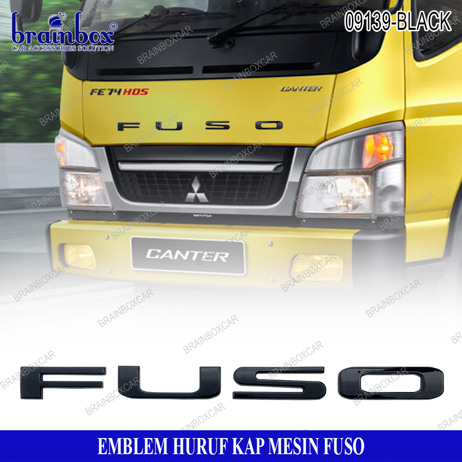 Emblem Kap Mesin FUSO Logo Tempelan Body Mobil | Lazada Indonesia