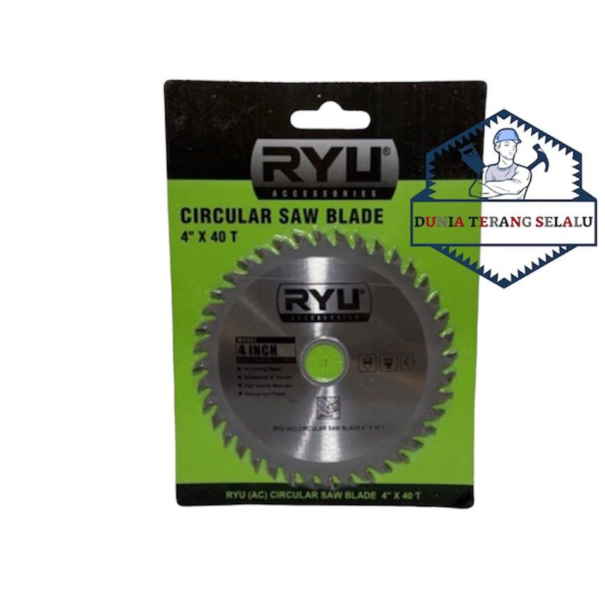 RYU Mata Gergaji Kayu 4" - Circular Saw Blade 4" - Mata Graji Bulat 4 ...