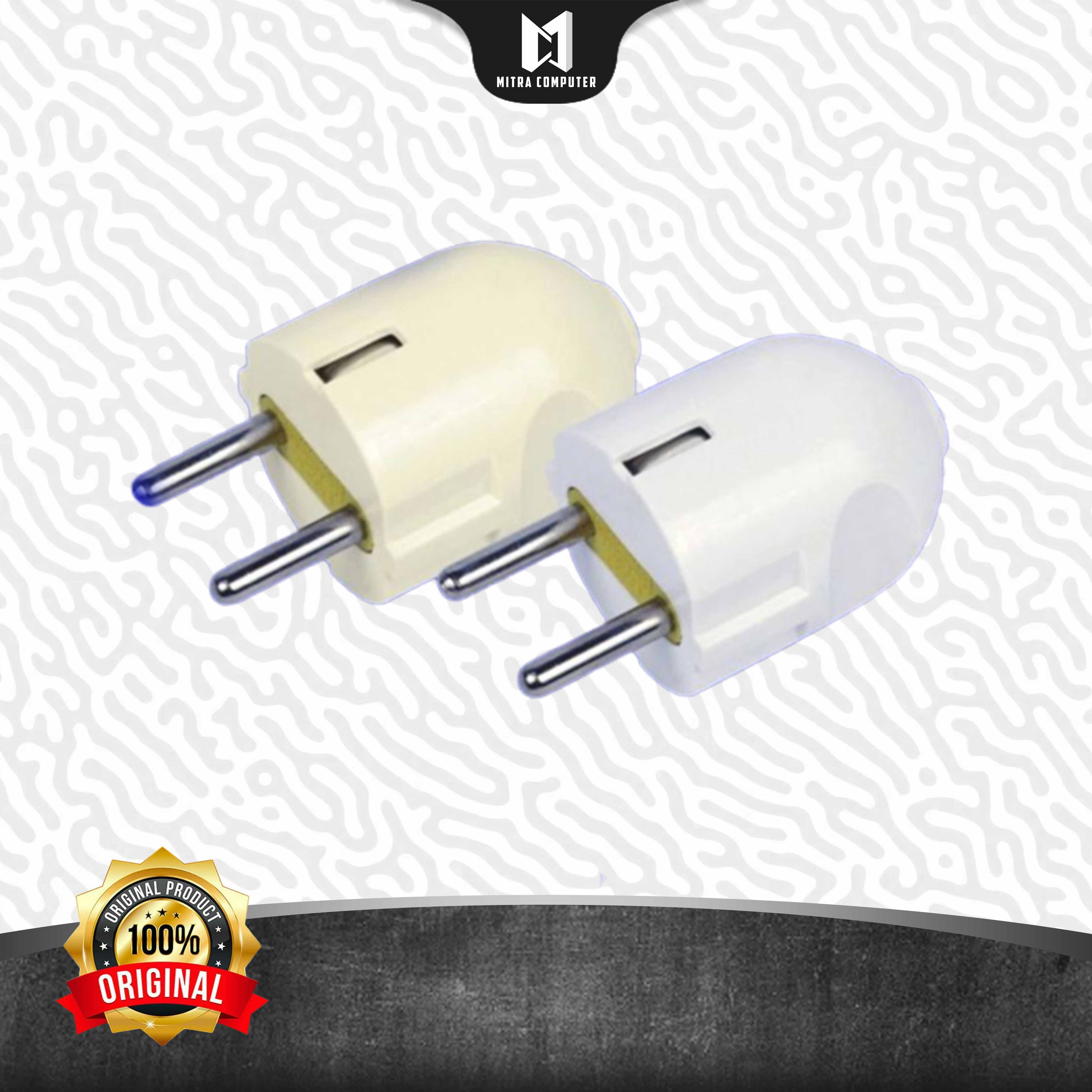 ERKE Steker Colokan ERKE ST-68 Classic Bulat Putih | Lazada Indonesia