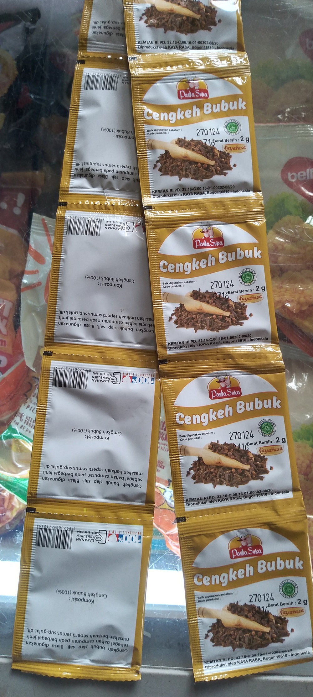 Cengkeh Bubuk Pada Suka Clove Ground Rempah Cengkeh Bubuk 1 renceng isi ...