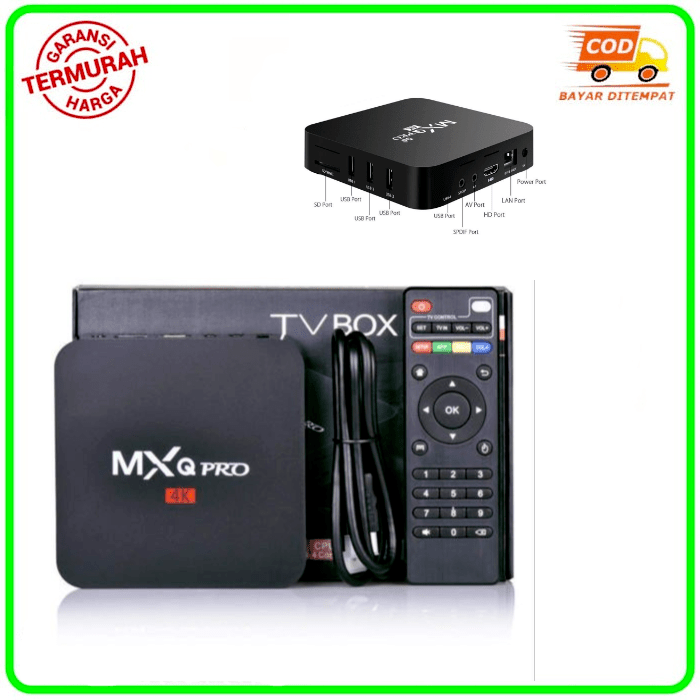 Android TV BOX MXQ-Pro 4K Smart TV Box Media Player - TV BOX | Lazada ...