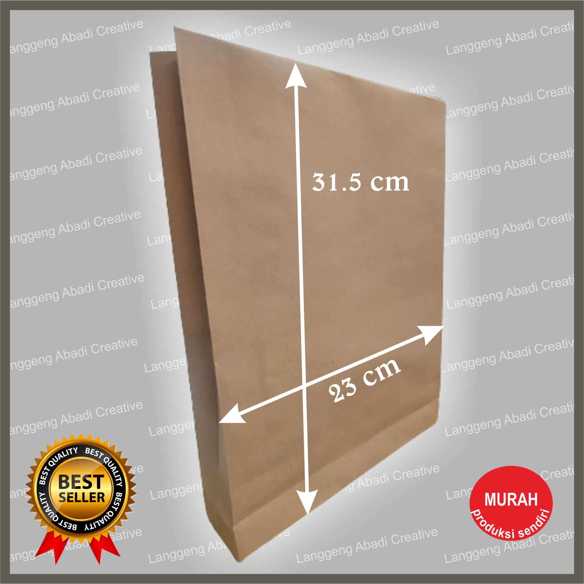 PAPERBAG AMPLOP KANTONG KERTAS PACKING GIFT ENVELOPE BAHAN KRAFT TEBAL ...