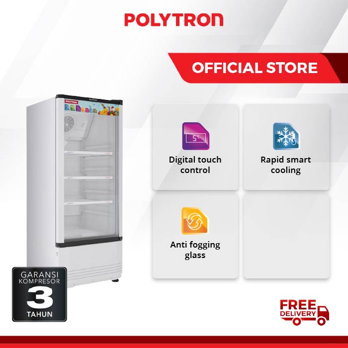 POLYTRON Showcase 140 Litres SCN 140X | Lazada Indonesia