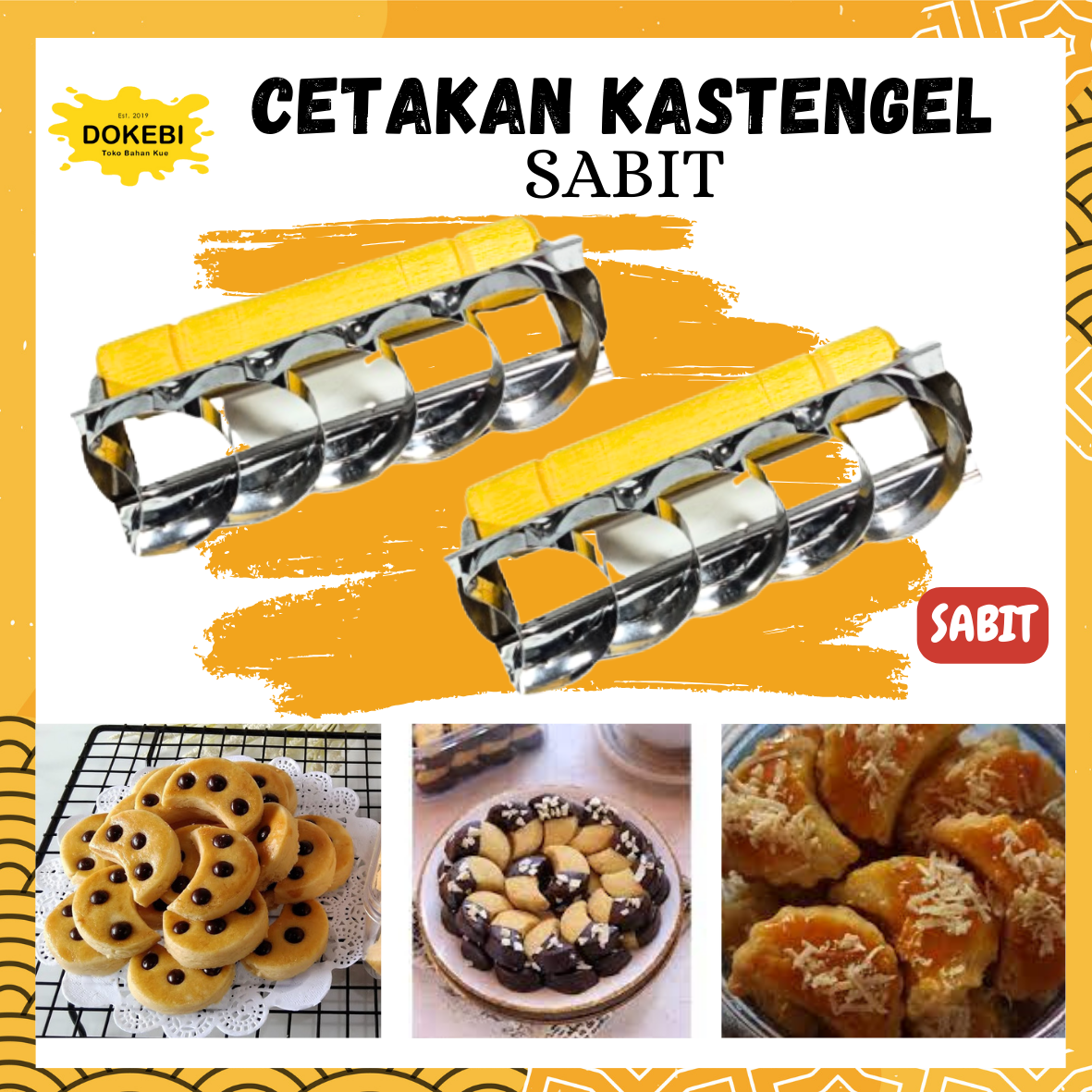 Cetakan Kue Kering / Bangket Kastengel / Bulat /Oval /Bunga /Bintang ...