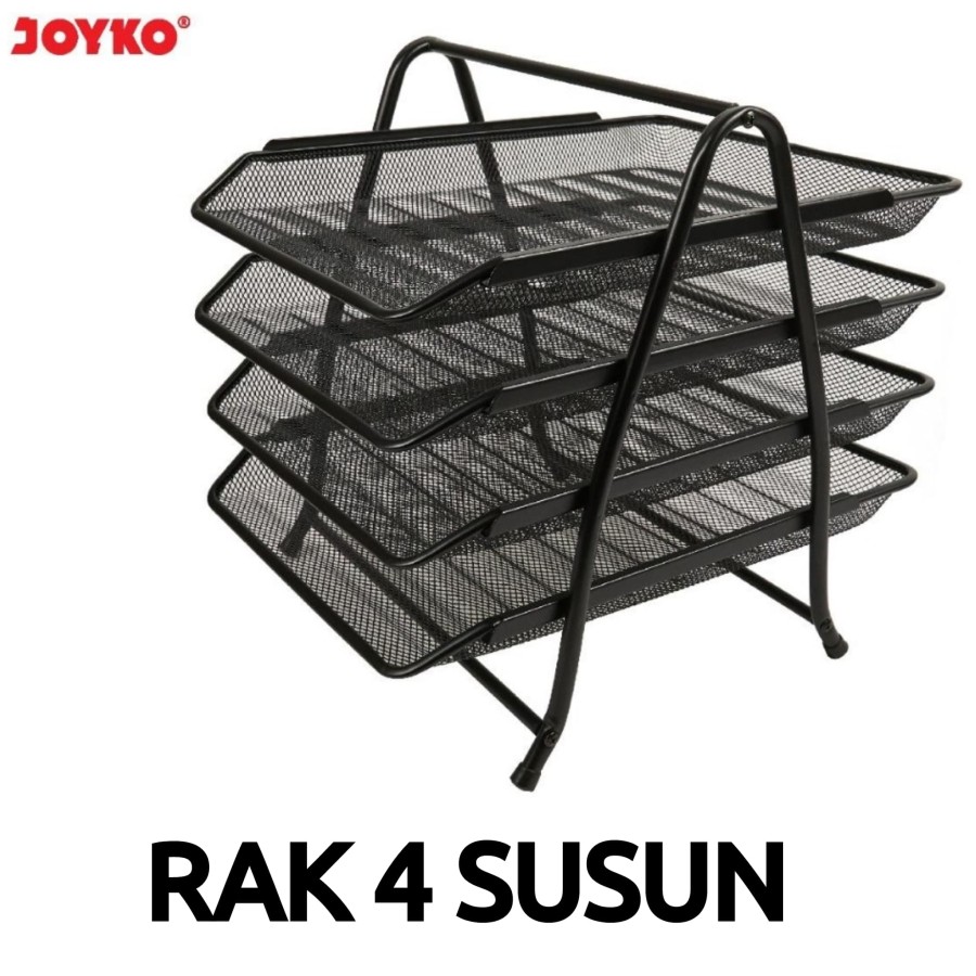 Rak Document Tray 4Susun JOYKO DT31/Paper Tray/Elevated Letter Tray ...