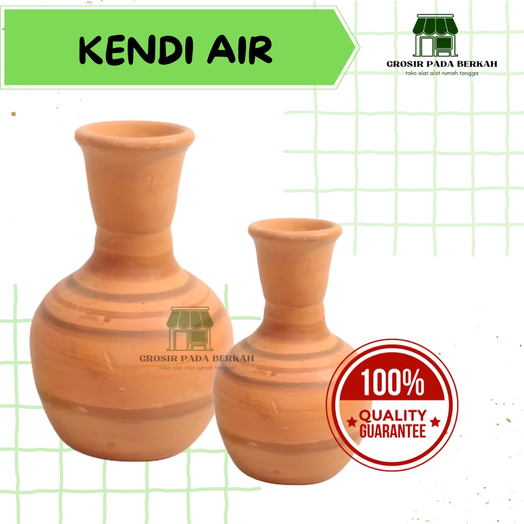 Kendi Tanah Liat - Kendi Kerajinan - Pot Tanah Liat - Kendi Air ...