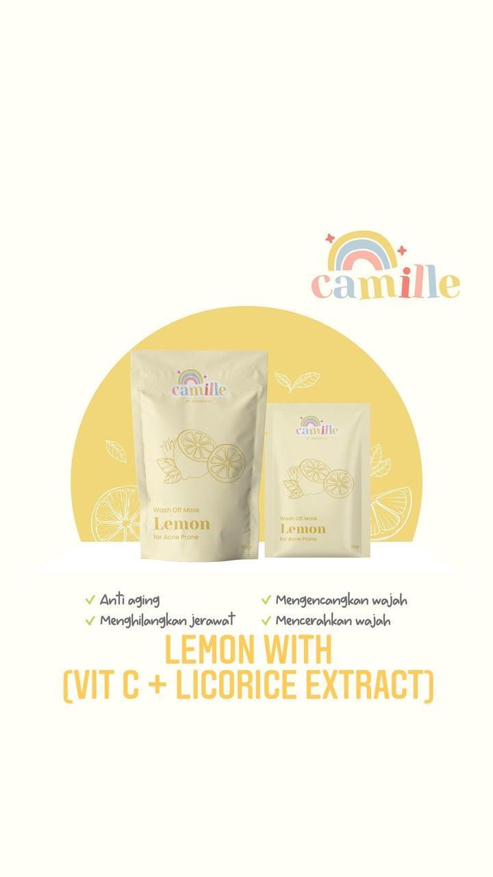 BPOM Masker Camille Beauty Lemon 25 gr | Lazada Indonesia