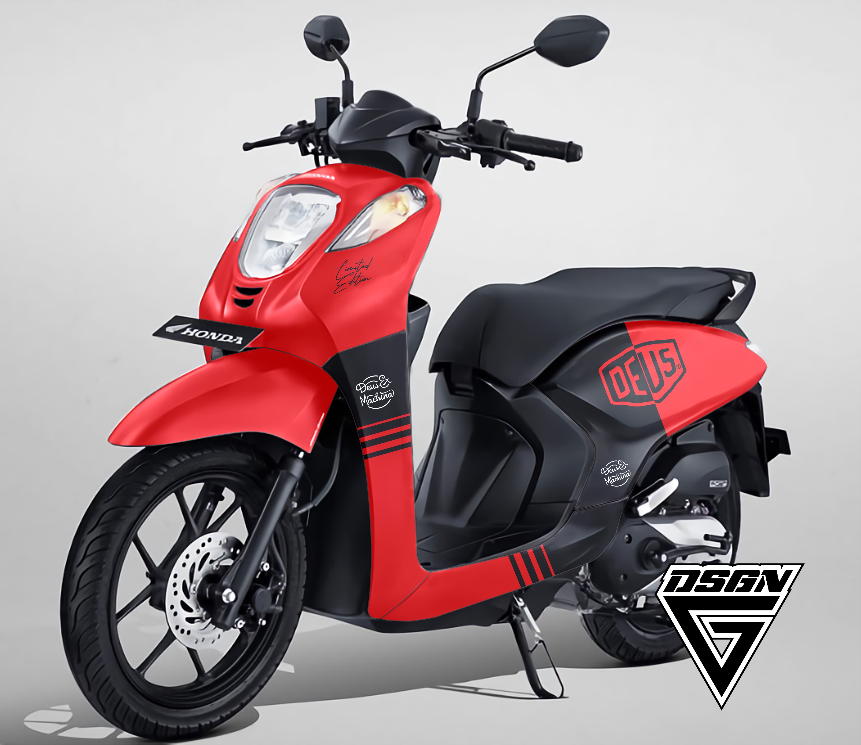 Decal Sticker Genio Full Body Striping Full Body Genio Motif deuss ...