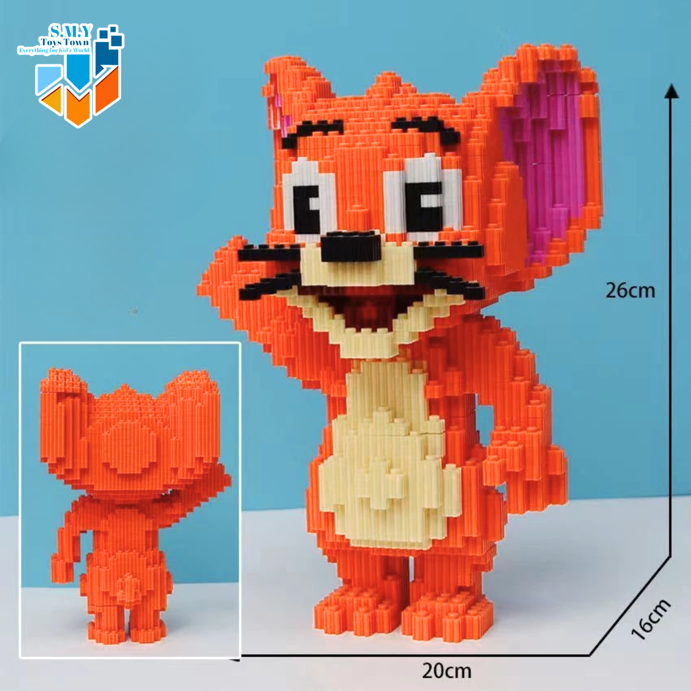 SMY Nano Block Tom & Jerry Mainan Anak Bricks Education Toys Balok ...