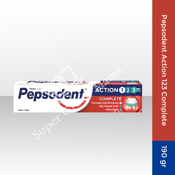 Pasta Gigi Pepsodent Action 123 Complete | Lazada Indonesia