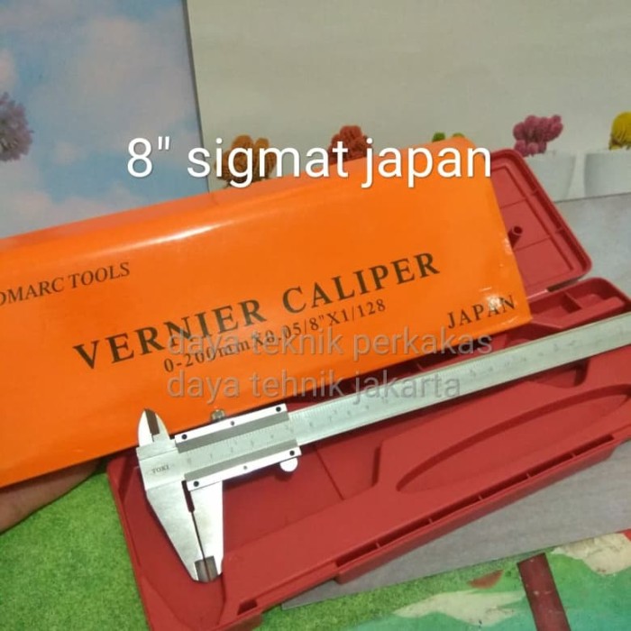 sigmat toki japan 8" - vernier caliper toki - bukan merek mitutoyo ...